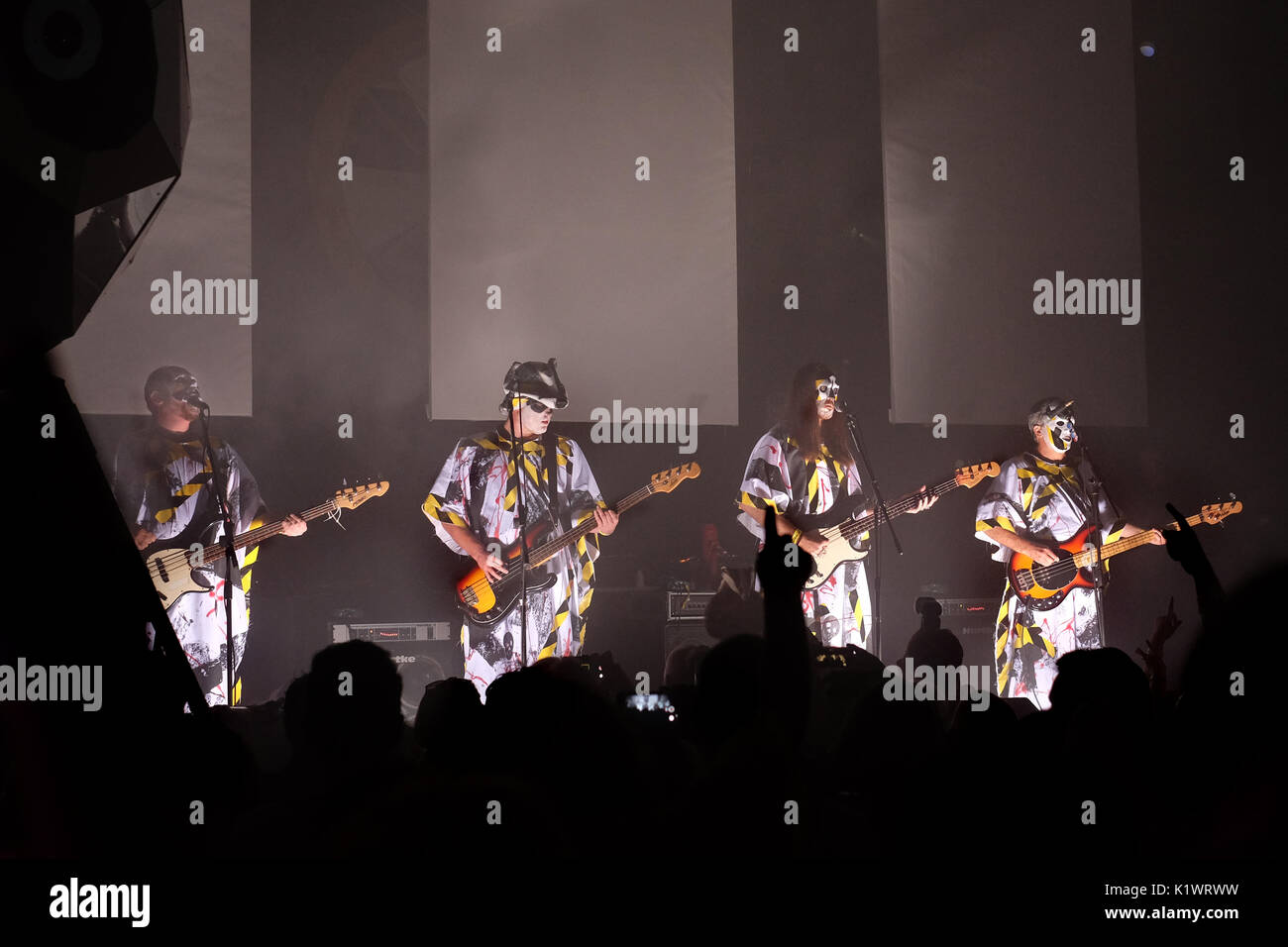 Badger Kull in concert in their only ever gig/show at the invisible ...