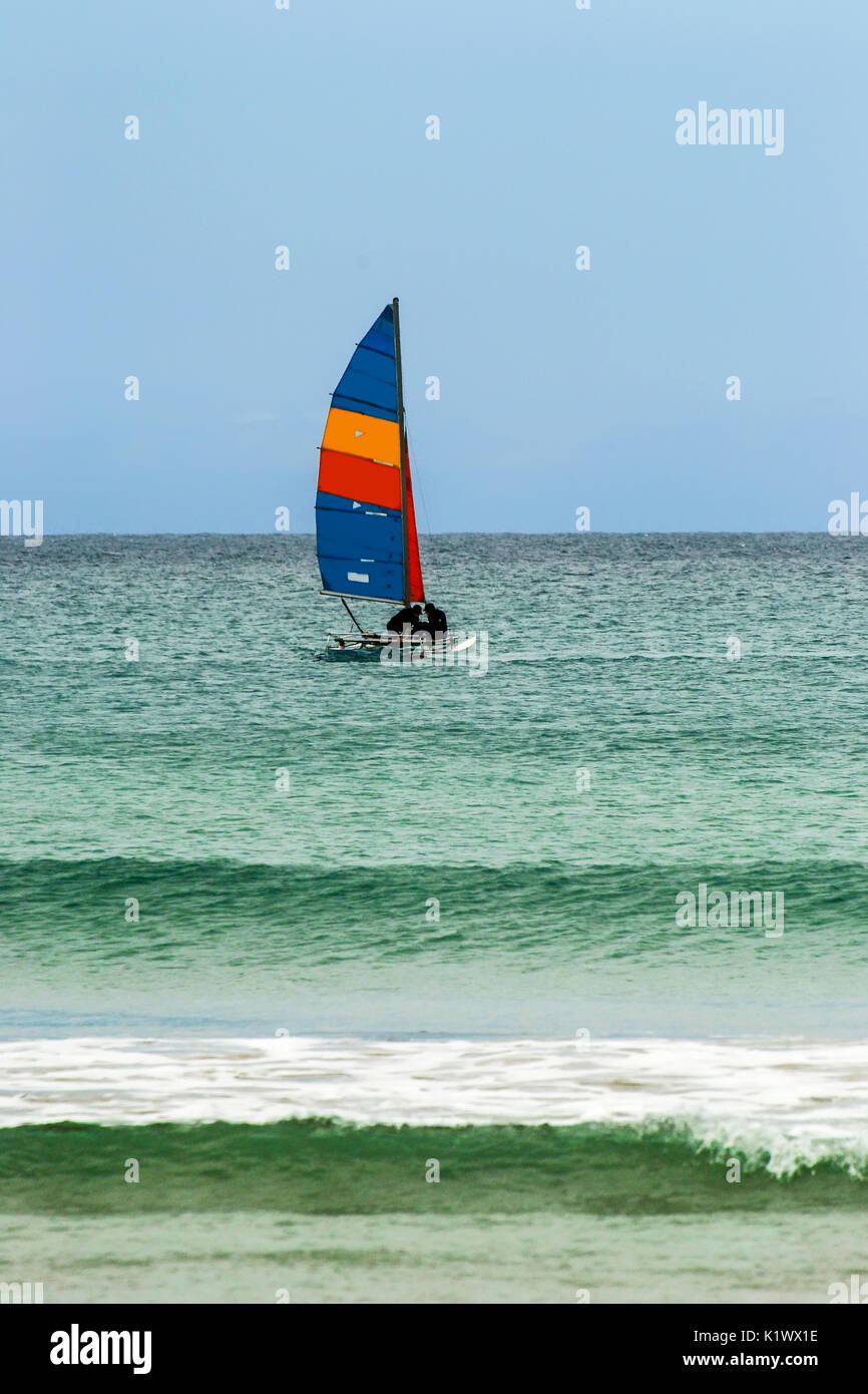 All shades of blue of the Pacific ocean. The Australian coast Stock ...