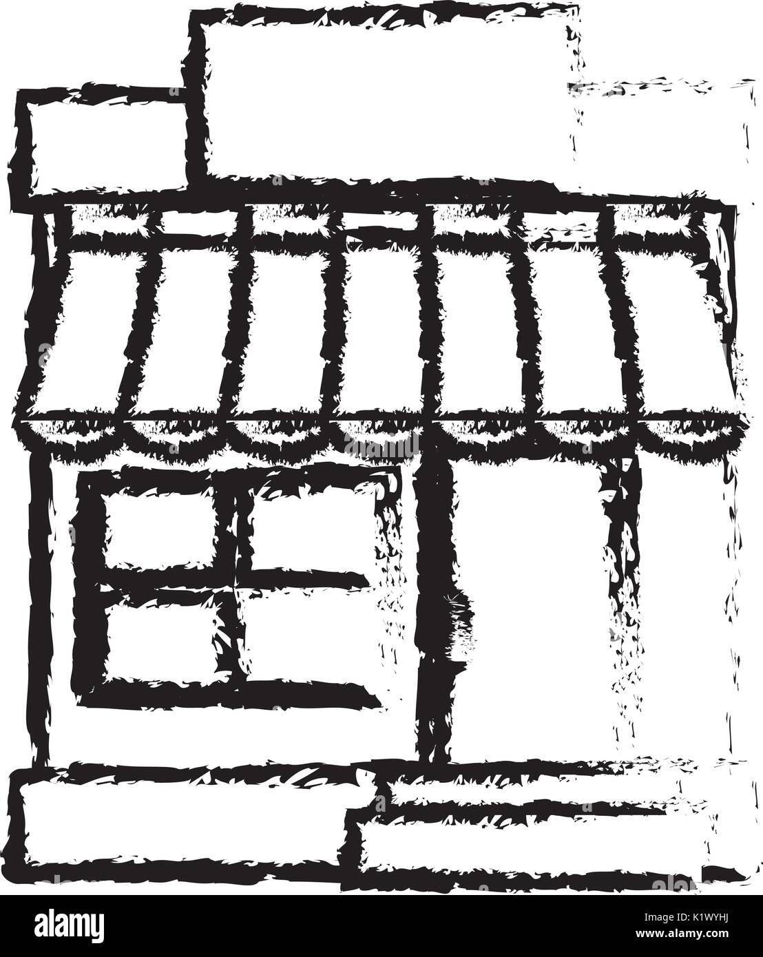 storefront building shop facade front view vector illustration Stock ...