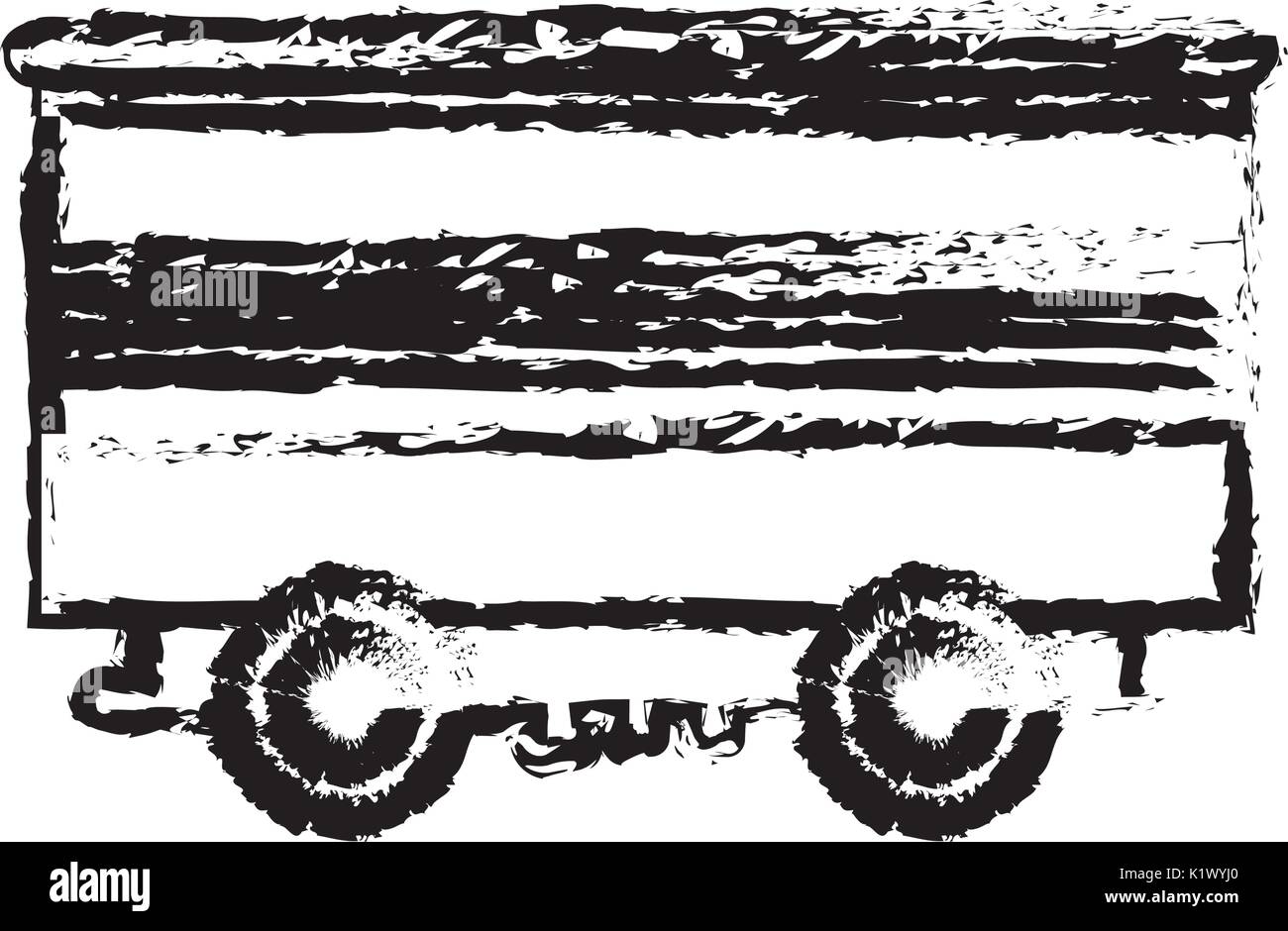 Railway box car Stock Vector Images - Alamy