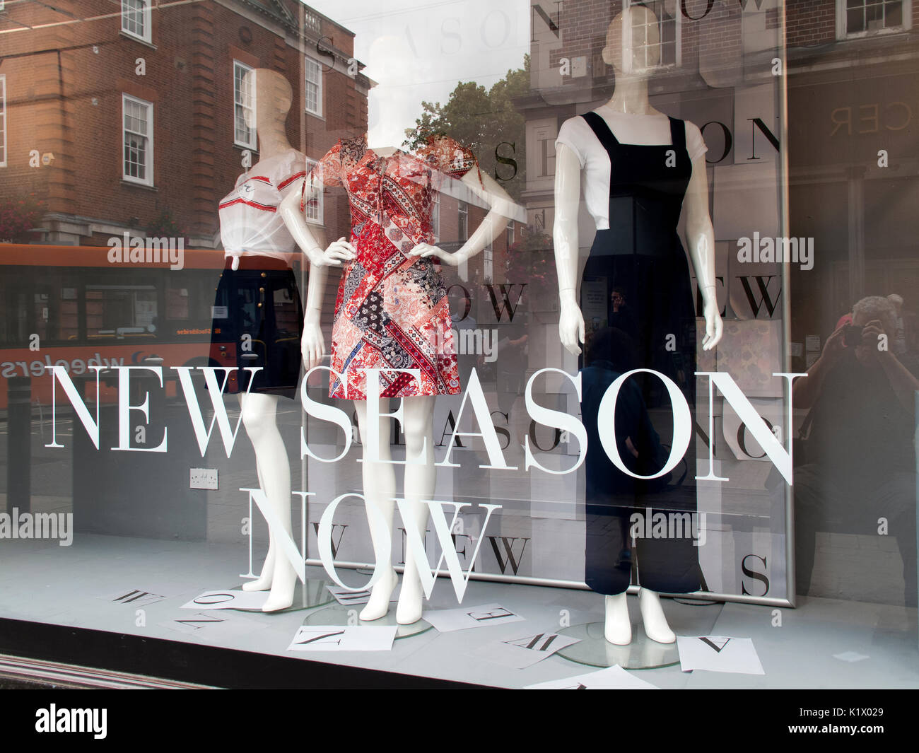 Debenhams shop window display hi-res stock photography and images - Alamy