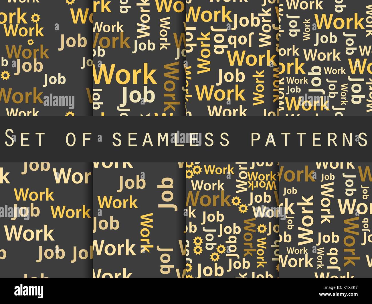 Words seamless pattern, word collage, words design. Seamless pattern ...