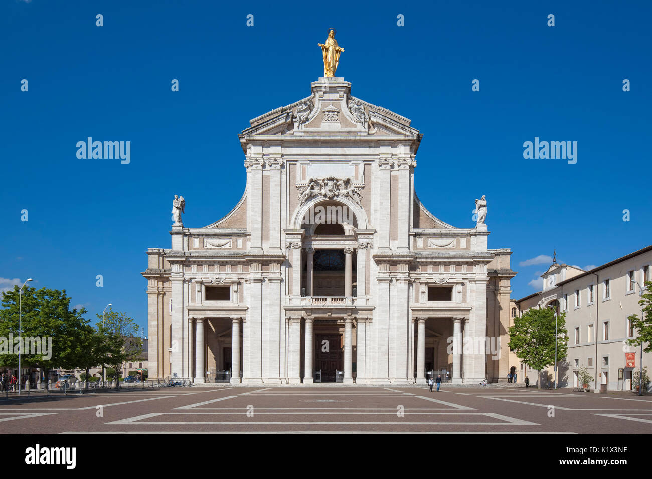 Europe, Italy, Umbria, Perugia. Church of St. Mary of Angels in Assisi ...