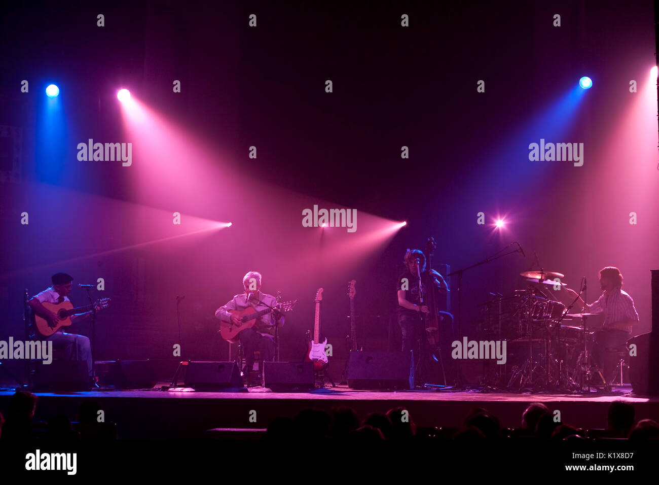 Singer and Guitarist Kiko Veneno from Spain performing onstage during ...