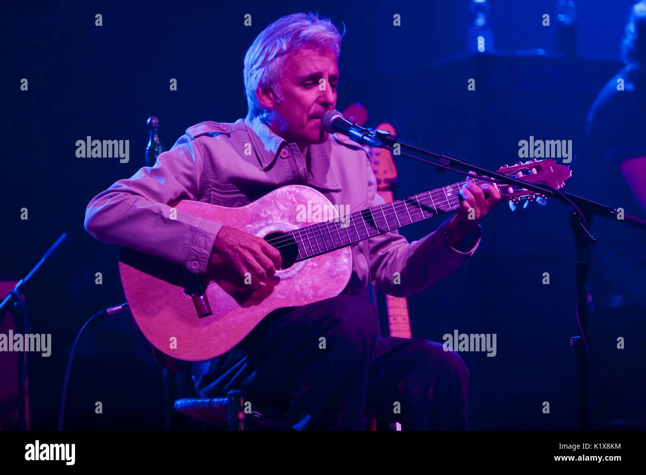 Singer and Guitarist Kiko Veneno from Spain performing onstage during ...