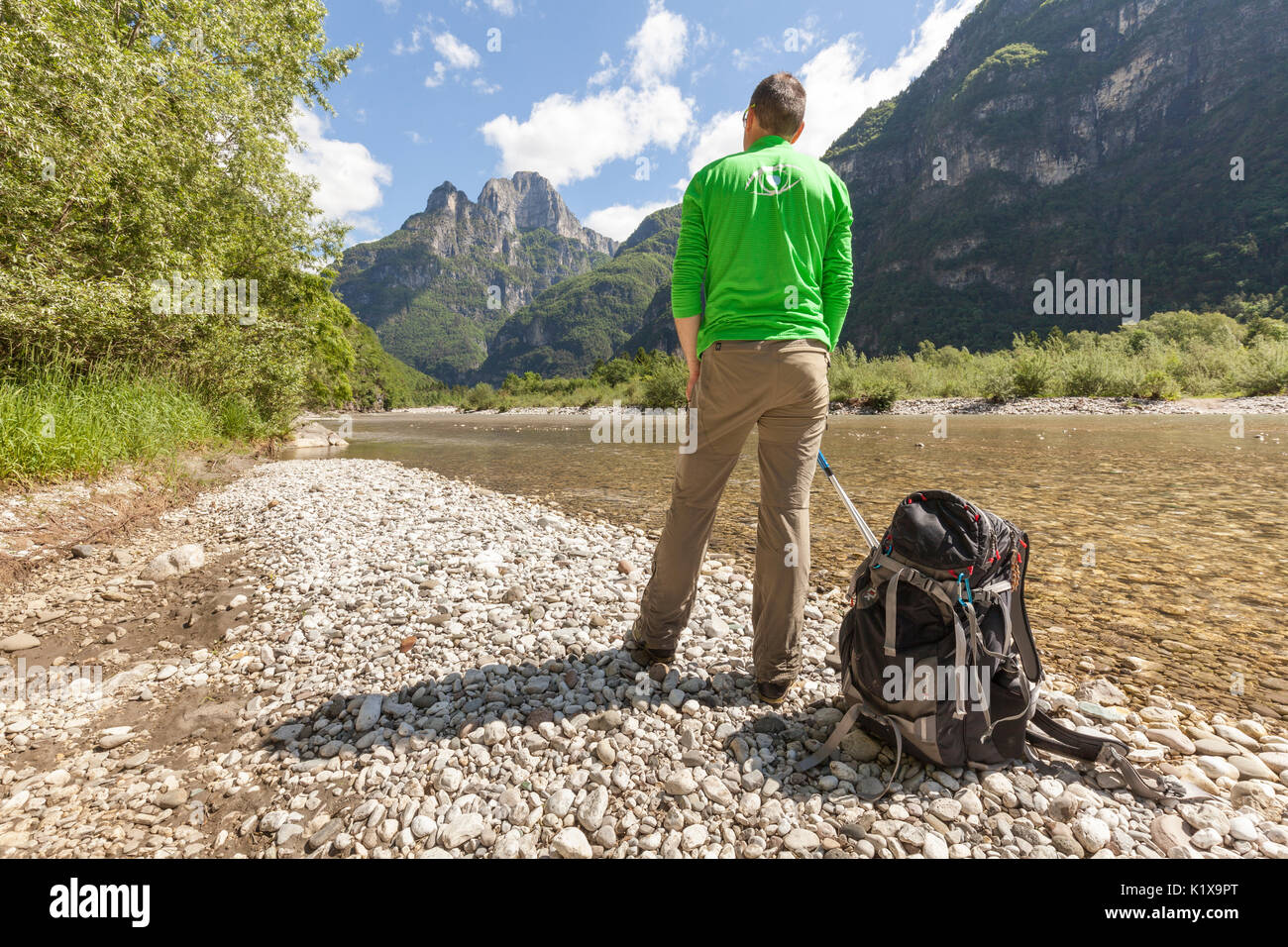 Sedico, Belluno, Italy. Along the theme path "The way of the hospices ...