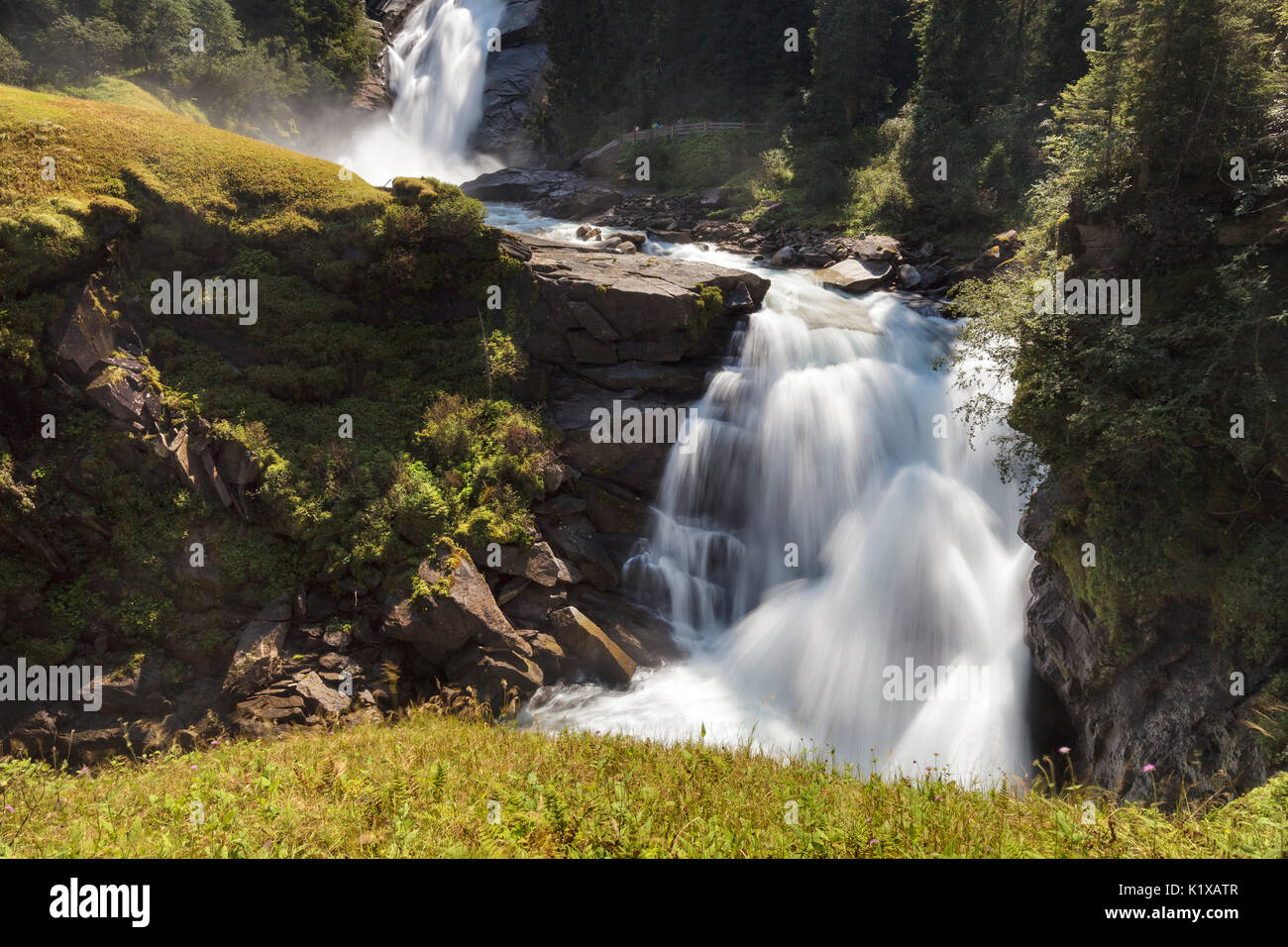 Europe, Austria, Salzburg Land, Krimml, Hohe Tauern National Park, the ...