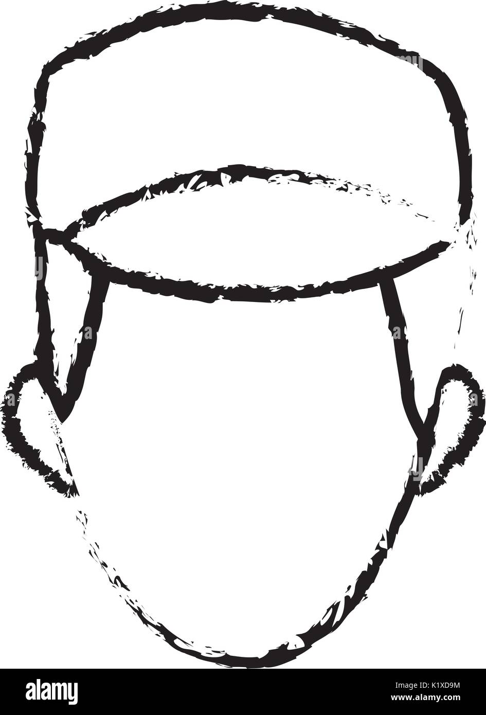 Contour people face icon image hi-res stock photography and images - Alamy