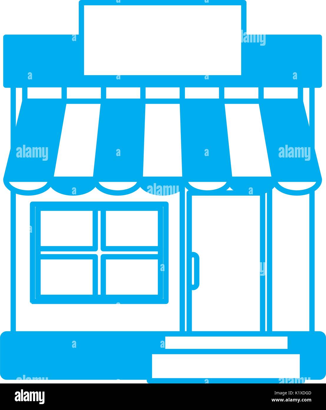 Blue storefront Stock Vector Images - Alamy