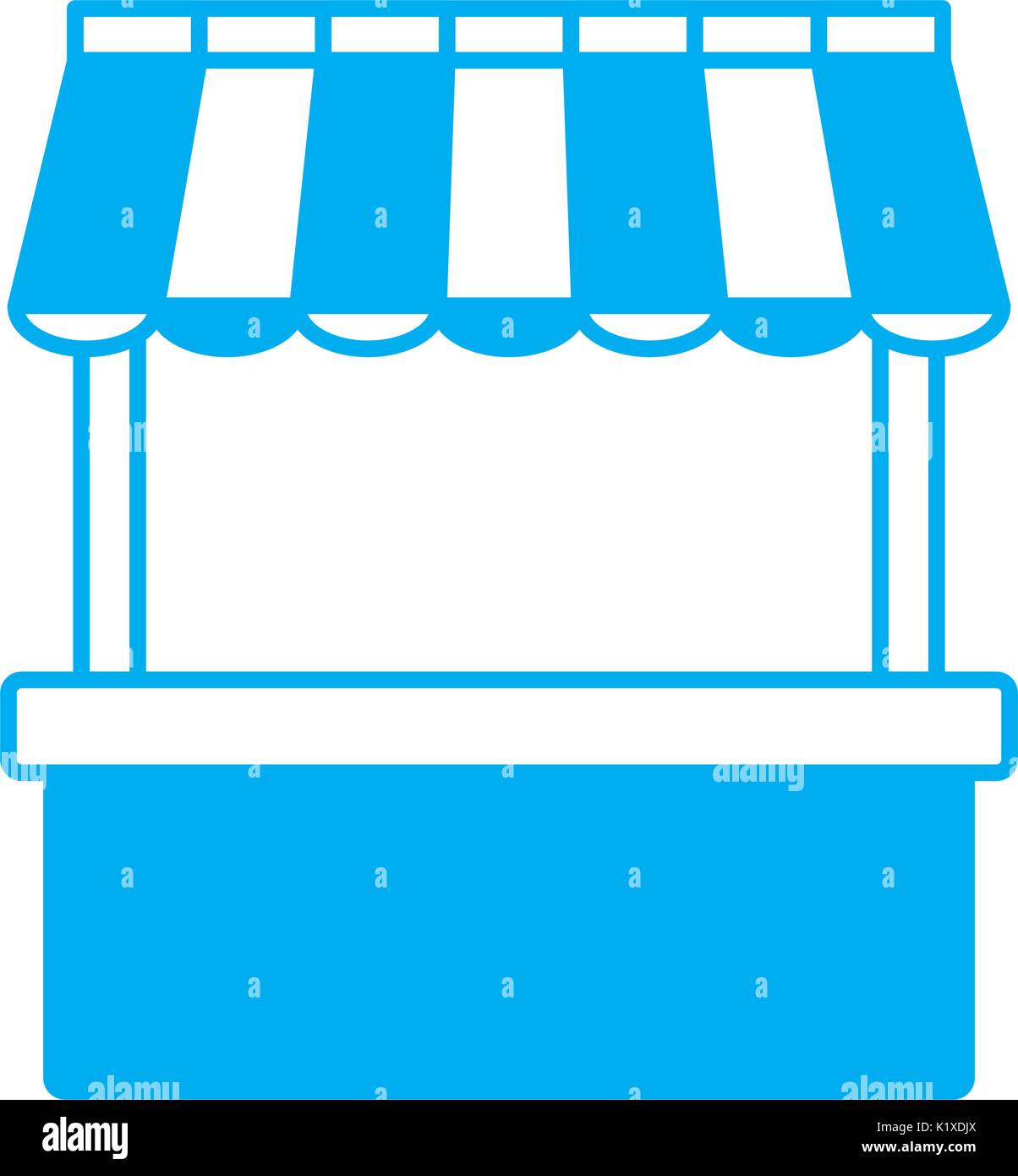 empty stand stall template store and marketing advertisement sale Stock ...