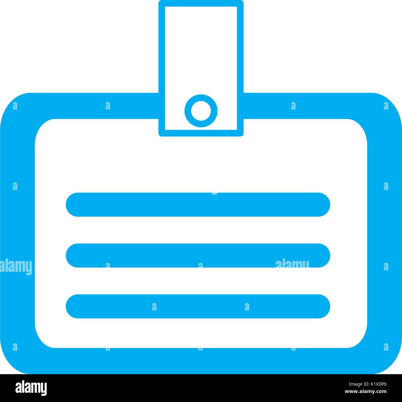 id card corporate personal identity company icon Stock Vector Image ...