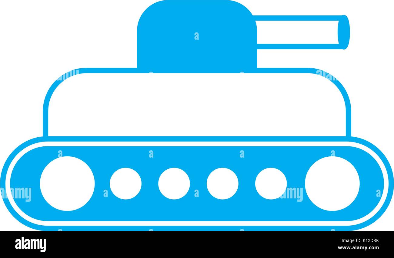 world war battle tank aiming cannon to side Stock Vector Image & Art ...