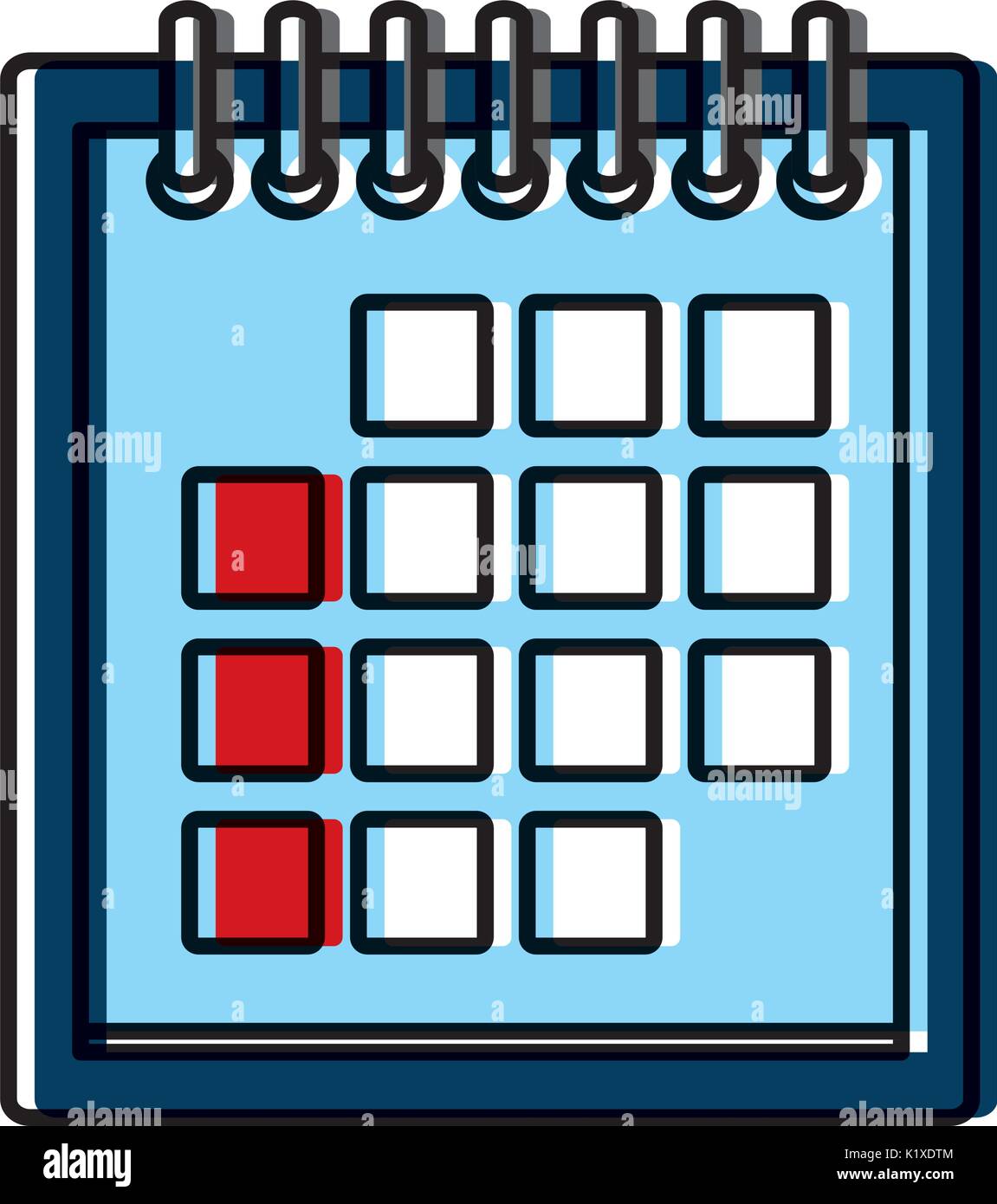 delivery calendar day agenda plan Stock Vector Image & Art - Alamy
