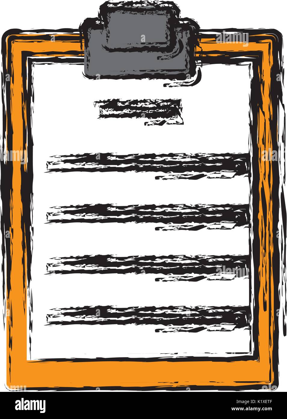 checklist order delivery service distribution Stock Vector Image & Art ...