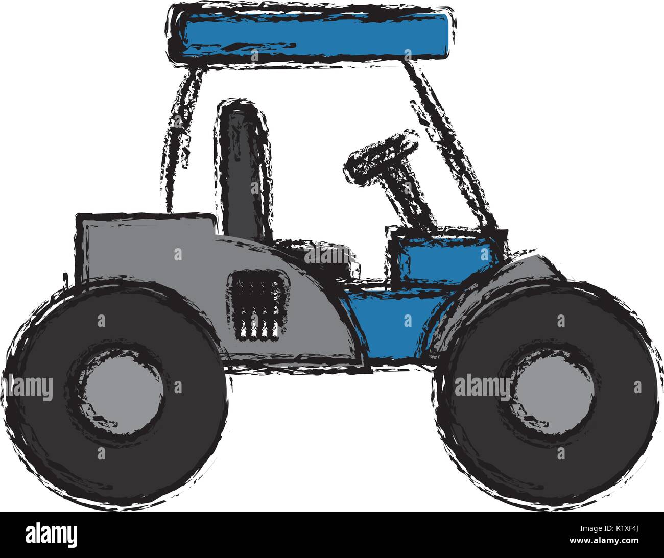 steamroller truck construction machinery build equipment Stock Vector ...