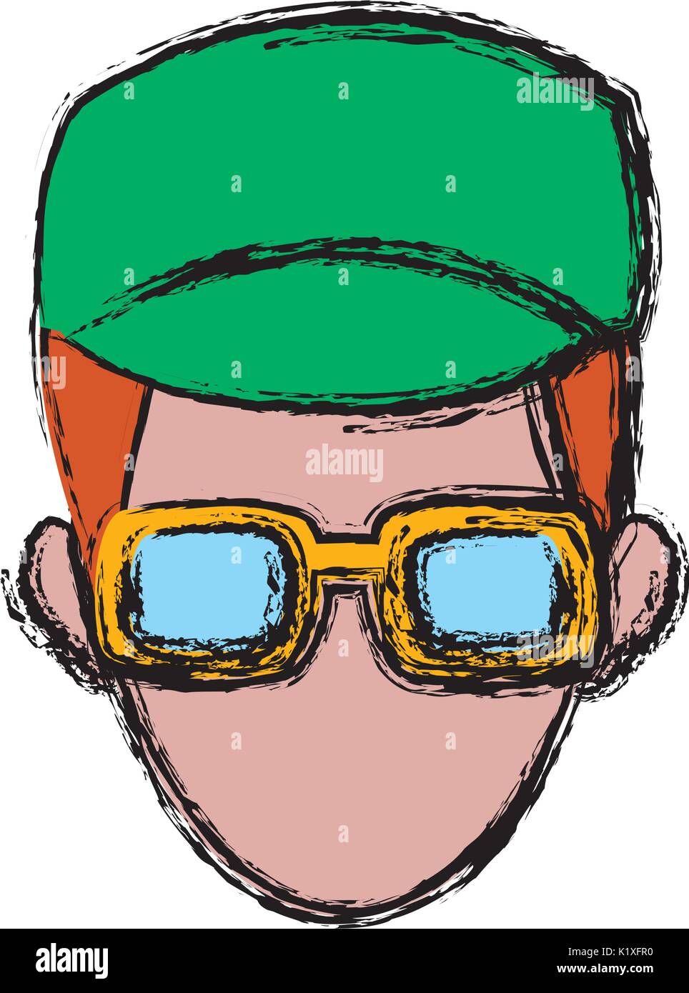 man face character people employee profile Stock Vector Image & Art - Alamy
