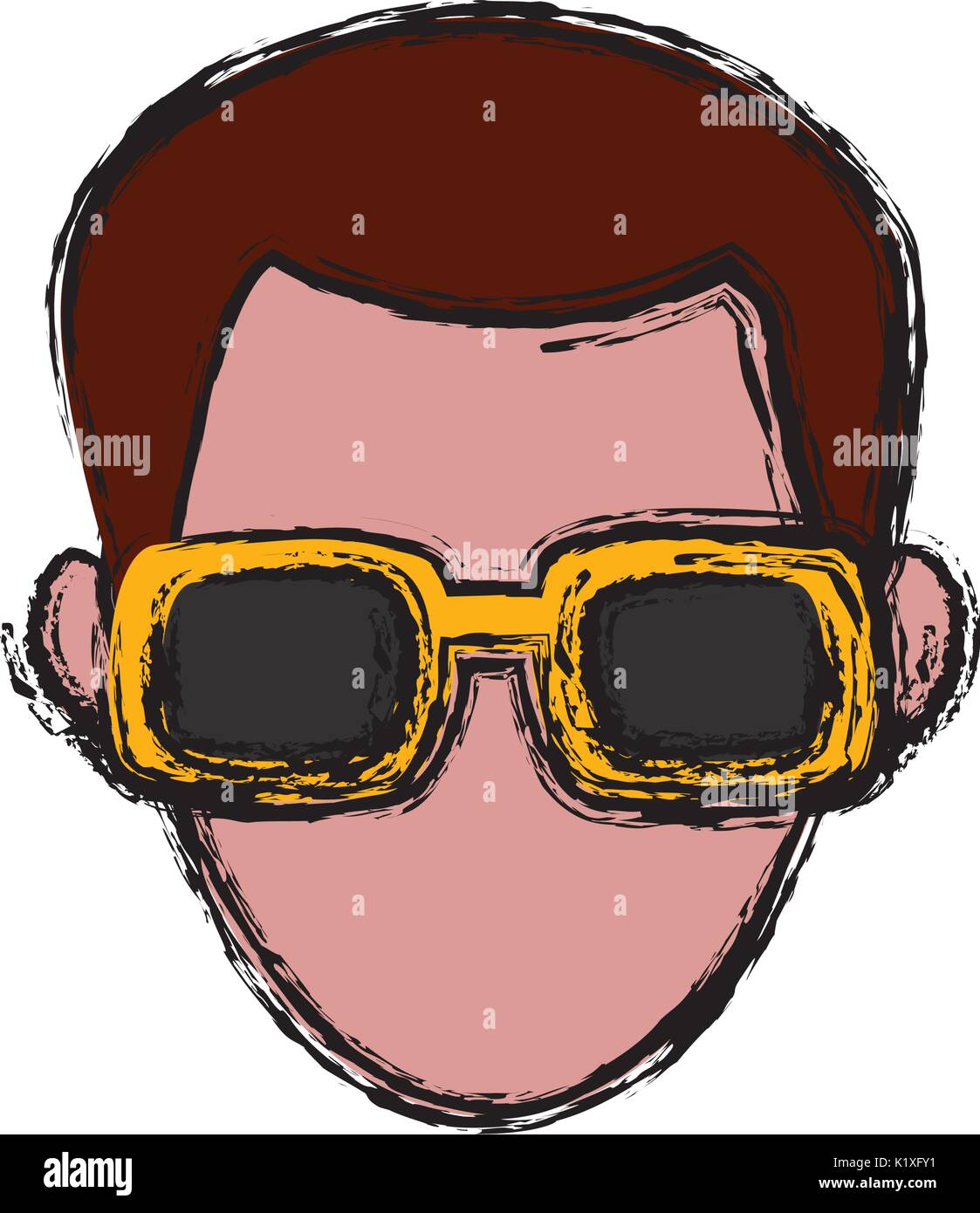 man face character people employee profile Stock Vector Image & Art - Alamy
