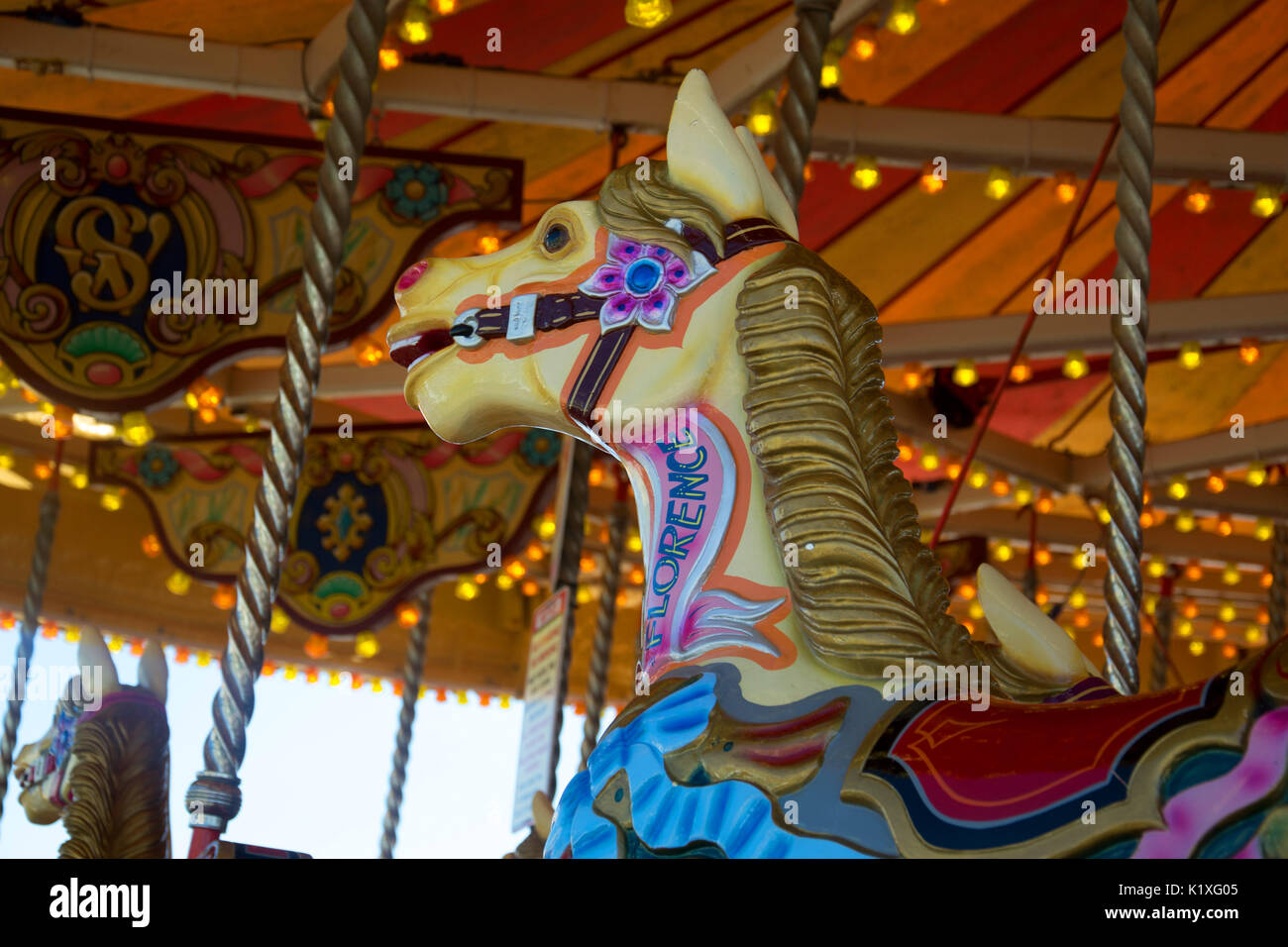 a nice merry-go-round Stock Photo - Alamy
