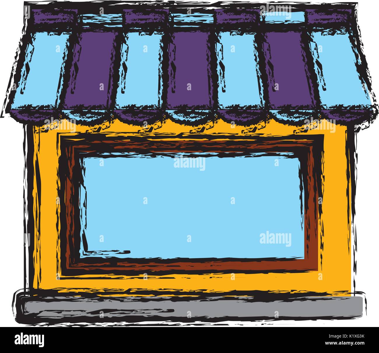 storefront building shop facade front view Stock Vector Image & Art - Alamy