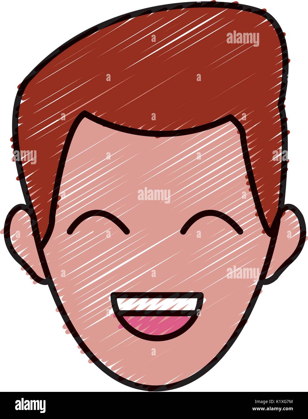 man face character people profile cartoon image Stock Vector Image ...