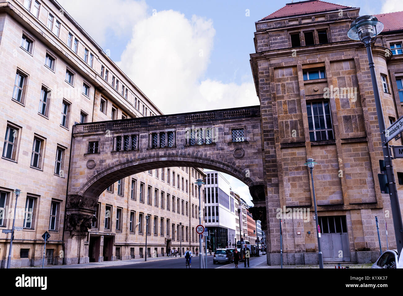 Architectural details in centre of the city of Berlin German Stock ...