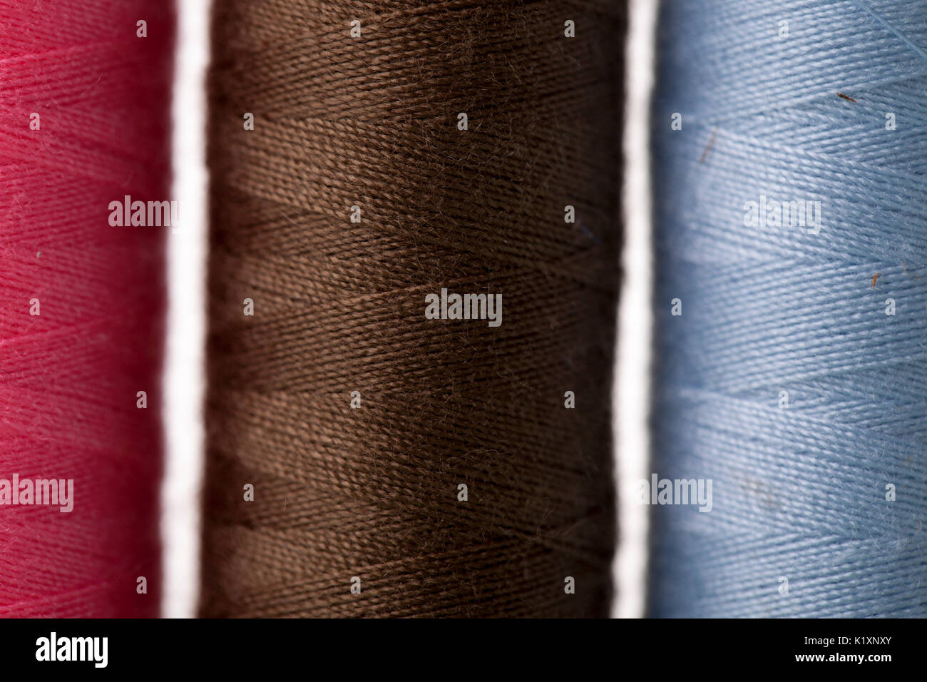 Sewing threads isolated on white background. Studio Shot Stock Photo ...