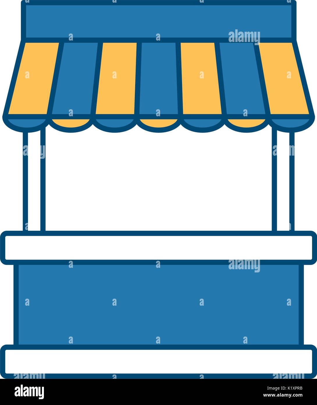 empty stand stall template store and marketing Stock Vector Image & Art ...