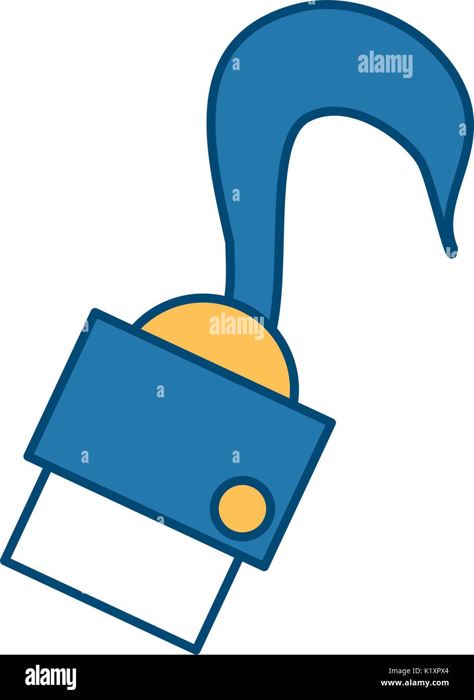 pirate hook hand metal object image Stock Vector Image & Art - Alamy