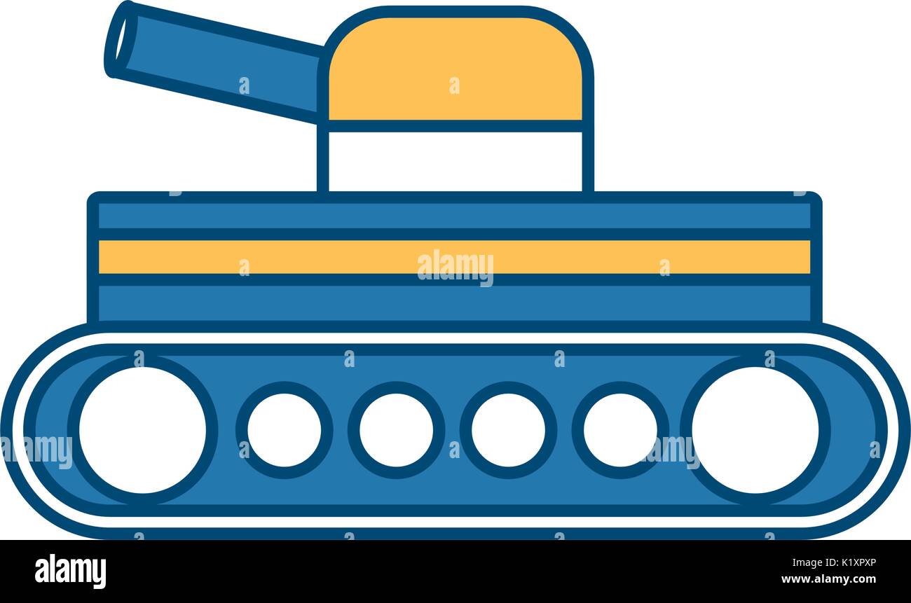 world war battle tank aiming cannon to side Stock Vector Image & Art ...