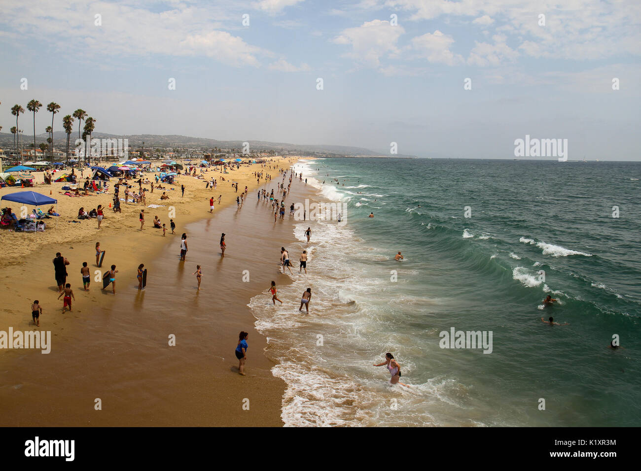 Balboa Pier Beach, Balboa Peninsula, Newport Beach, Orange County ...