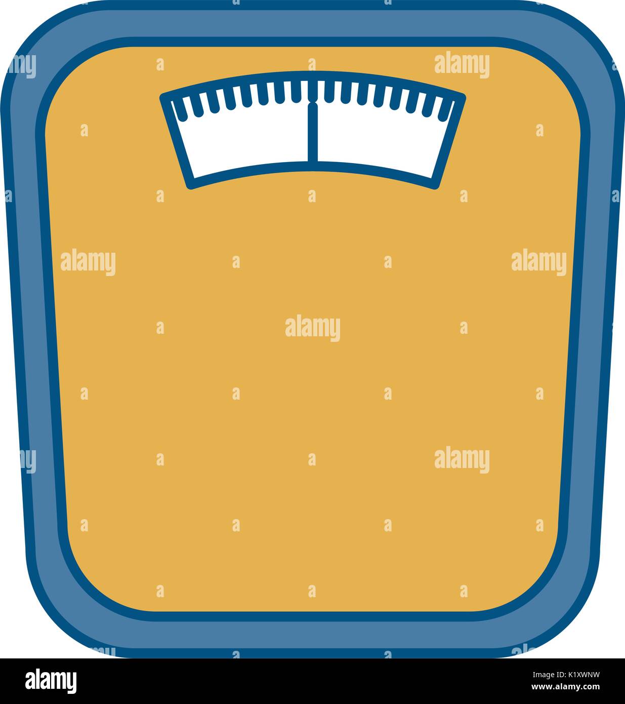 body weight scale icon over white background vector illustration Stock ...
