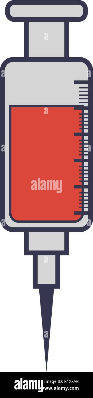 injection icon over white background vector illustration Stock Vector ...