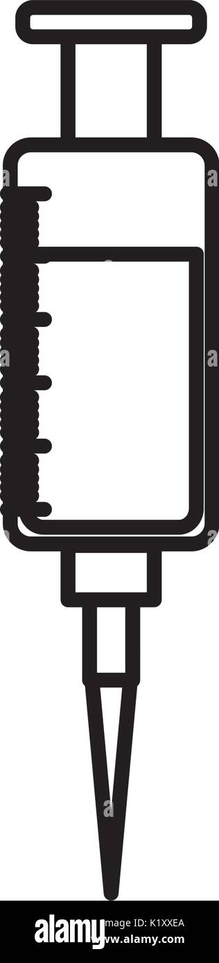 injection icon over white background vector illustration Stock Vector ...