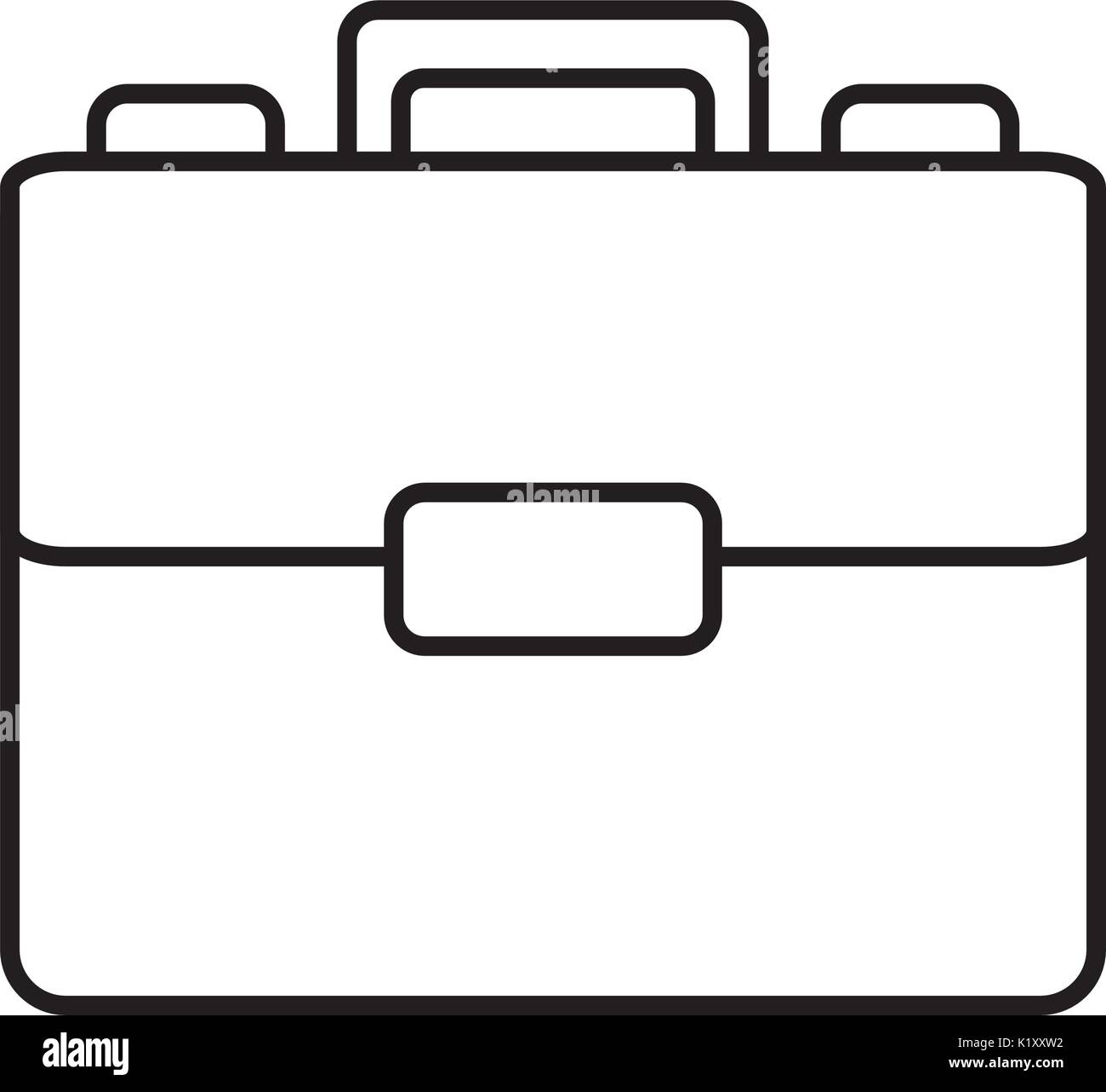business briefcase icon over white background vector illustration Stock ...