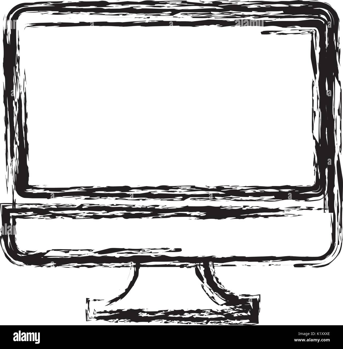 computer icon over white background vector illustration Stock Vector ...