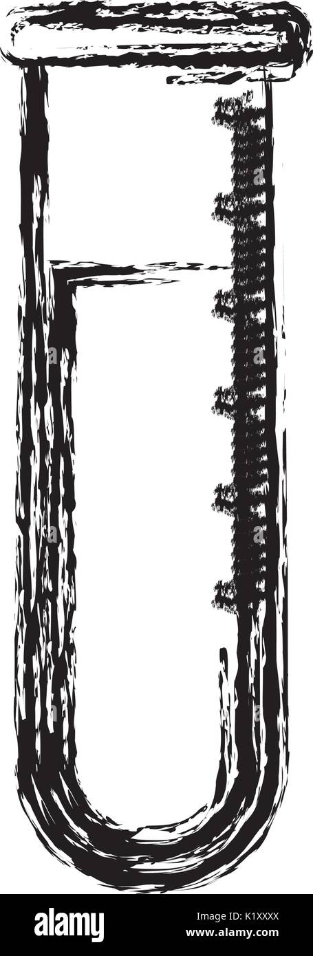 test tube icon over white background vector illustration Stock Vector ...