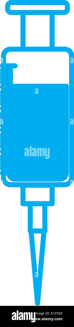 injection icon over white background vector illustration Stock Vector ...