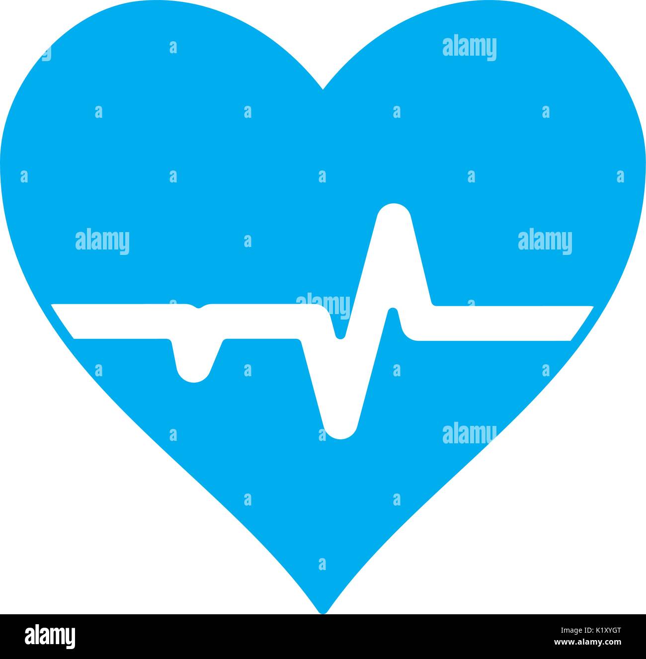cardio heart icon over white background vector illustration Stock ...