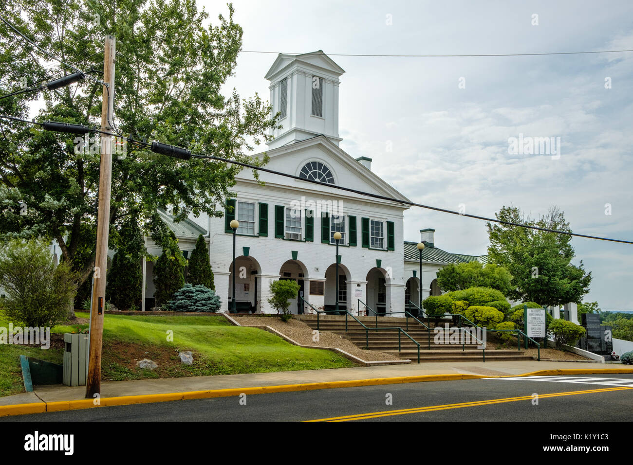 Page County Courthouse, South Court Street, Luray, Virginia Stock Photo ...