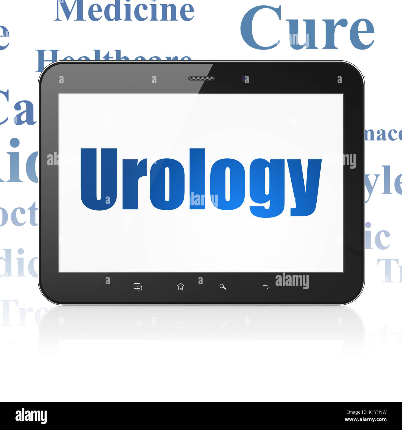 Healthcare concept: Tablet Computer with Urology on display Stock Photo ...