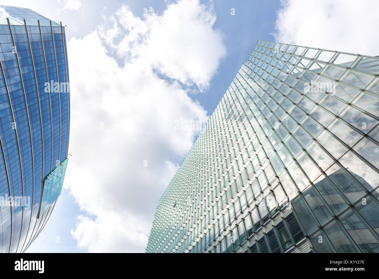 Modern Building with beautiful blue sky using as background Stock Photo ...
