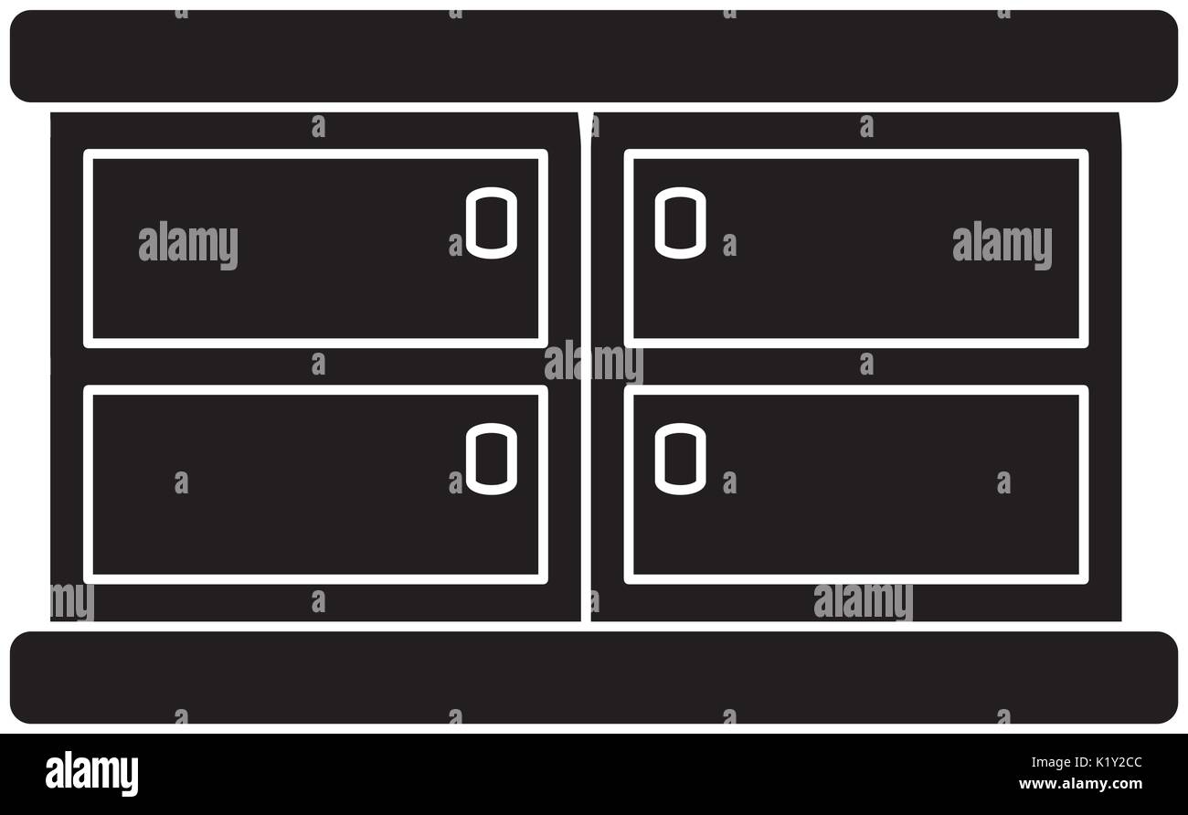 kitchen drawers icon Stock Vector Image & Art - Alamy