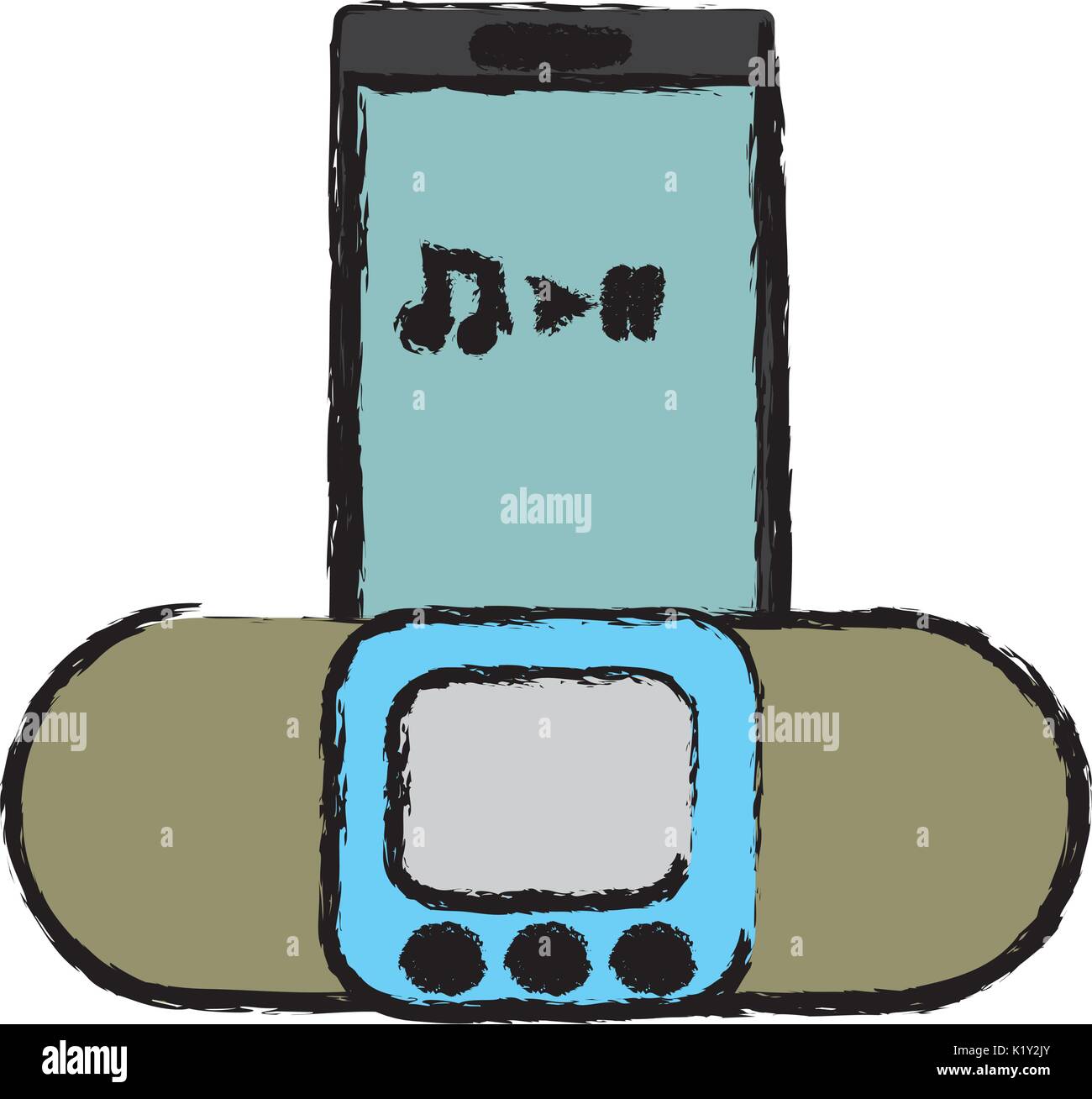 music player device icon Stock Vector Image & Art - Alamy