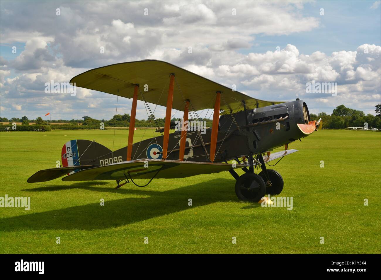 Bristol fighter world war 1 bi plane at Shuttleworth Stock Photo - Alamy