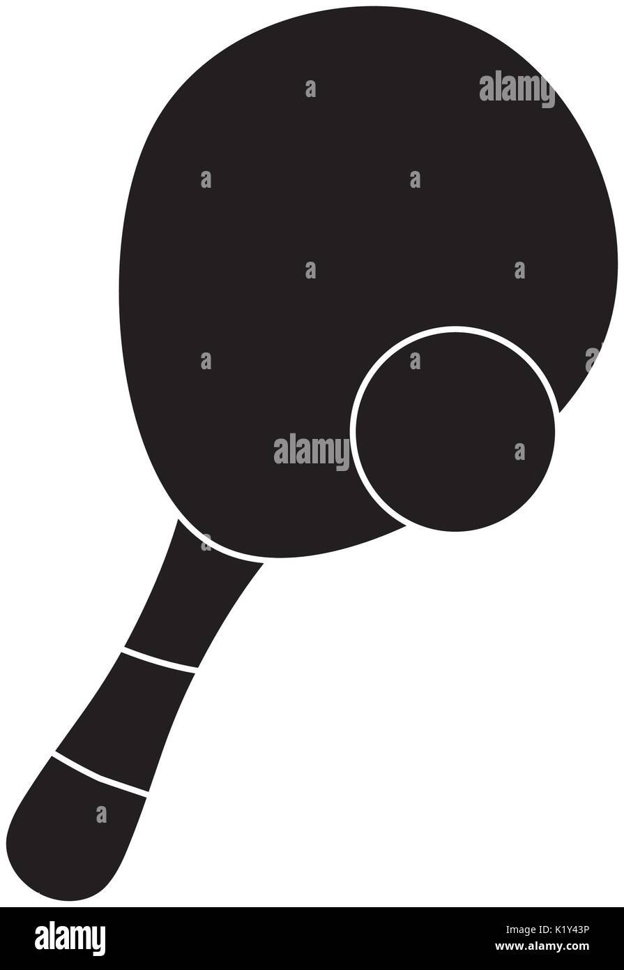 Paddle ball game icon Stock Vector Image & Art - Alamy