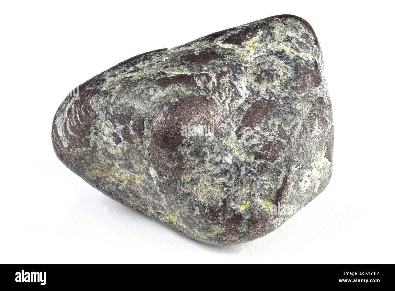 native bismuth from Bolivia isolated on white background Stock Photo ...