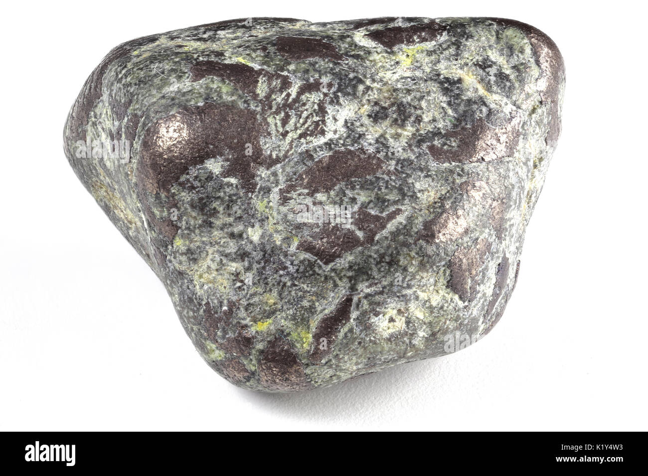 native bismuth from Bolivia isolated on white background Stock Photo ...