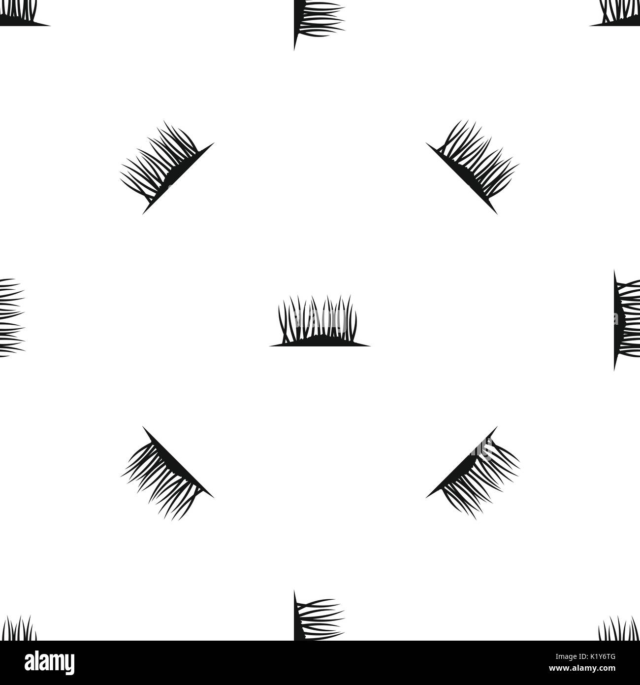 Grass on ground pattern seamless black Stock Vector Image & Art - Alamy