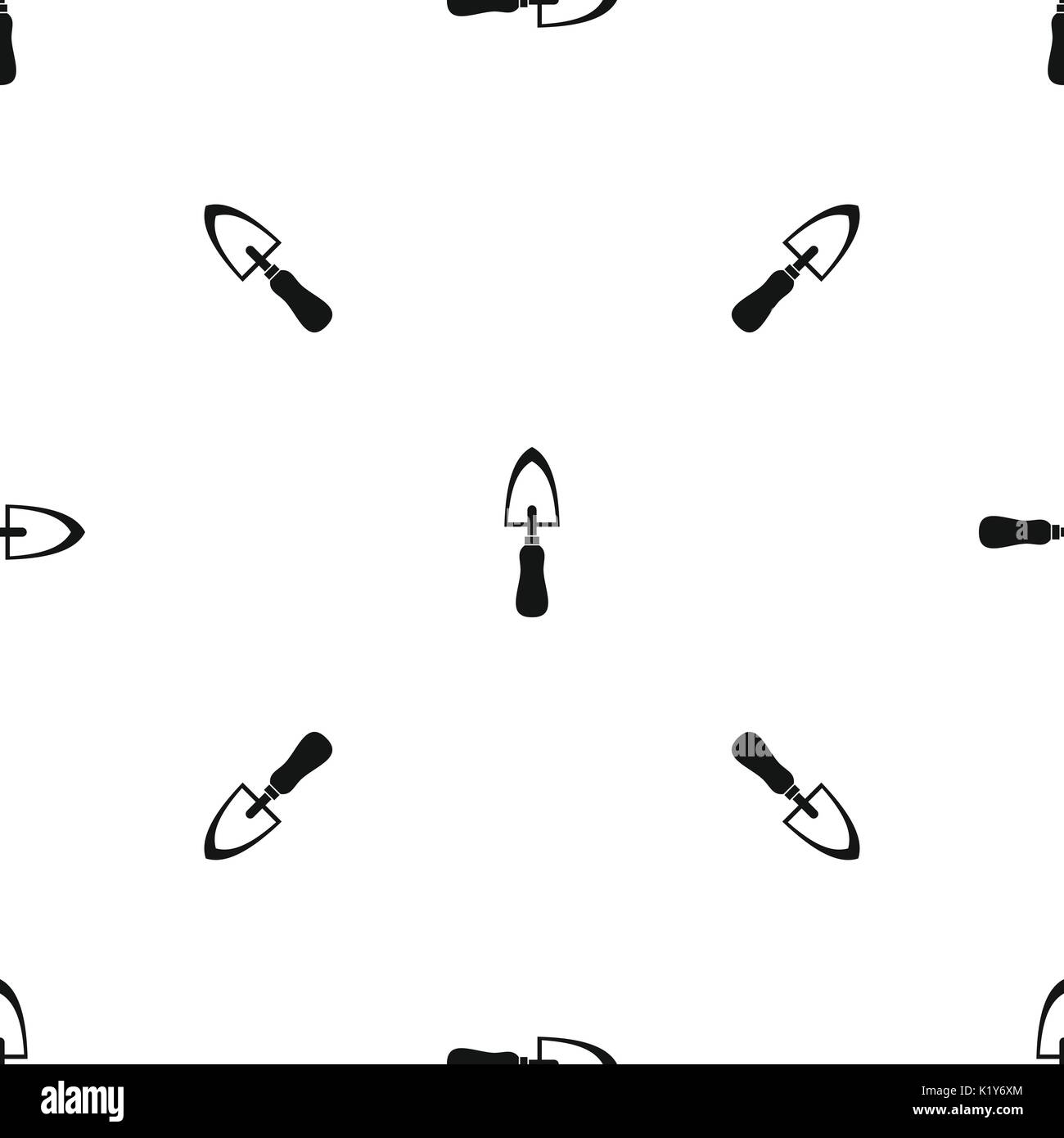 Garden trowel pattern seamless black Stock Vector Image & Art - Alamy