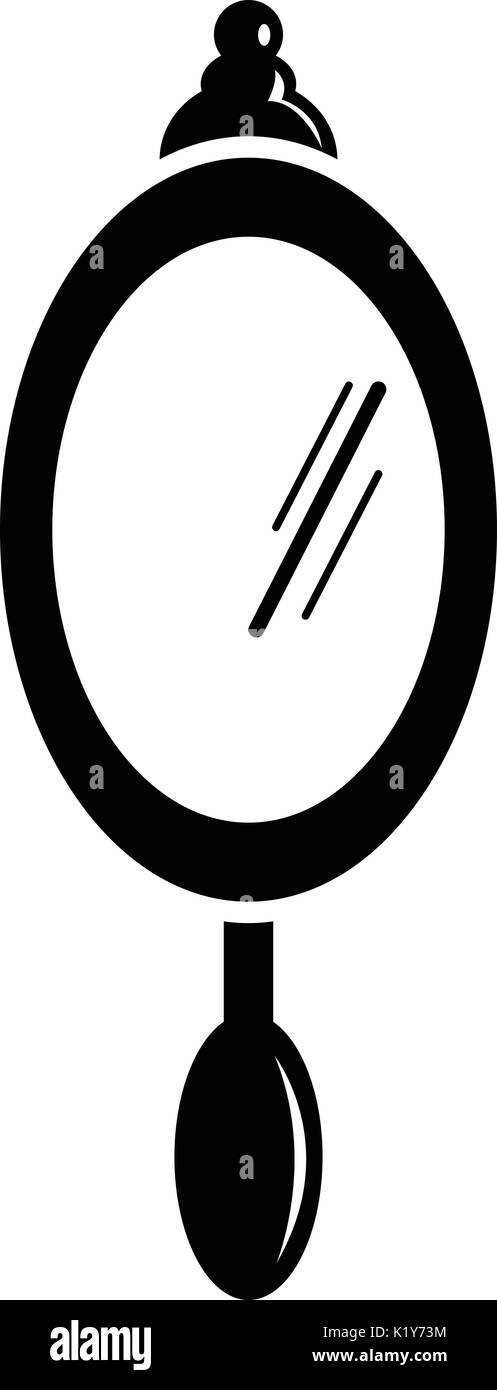Hand mirror icon, simple black style Stock Vector Image & Art - Alamy